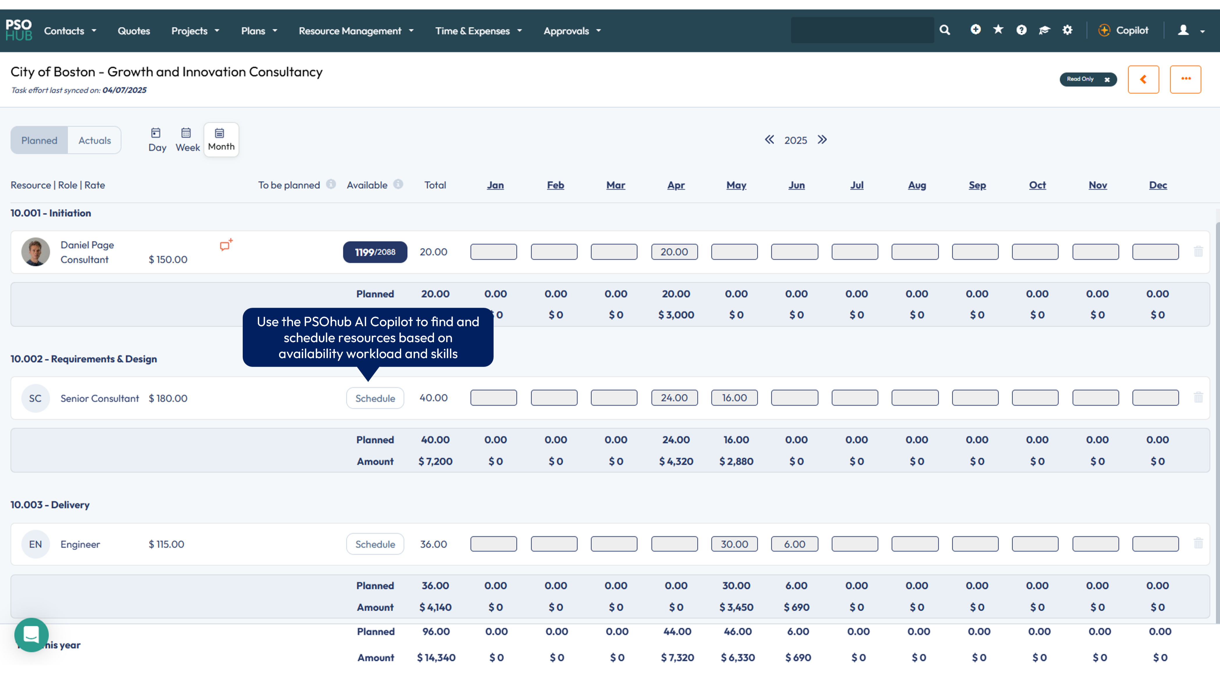 PSOhub - Project Management and Workforce Management App for HubSpot | PSOhub